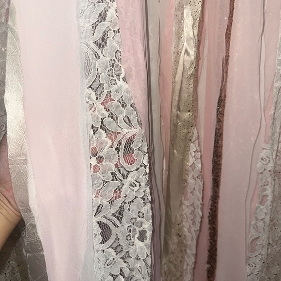 Other | Brand New Blush Gold And Champagne Gold Ribbon Backdrop | Poshmark